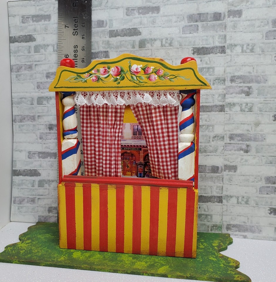 Miniature Dollhouse Furniture Biz puppet theatre 1 inch scale | eBay