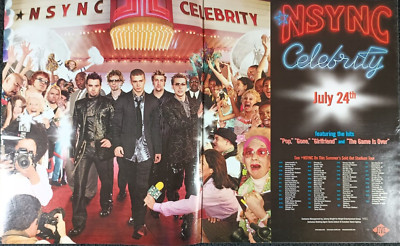 NSYNC JUSTIN TIMBERLAKE US TOUR ORIGINAL (UNFRAMED) 2001 magazine PROMO ...