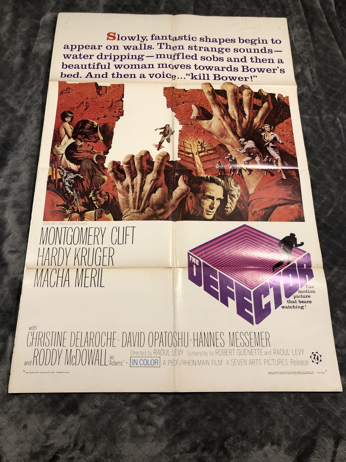 The Defector 1966 Original Movie Poster 27 X 41 | eBay