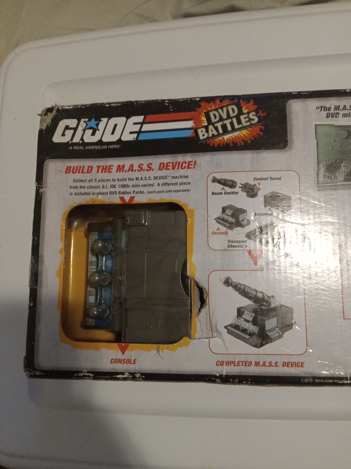Hasbro 2008 25th Anniversary Gi Joe Mass Device Set 1 DVD Battles MISB ...
