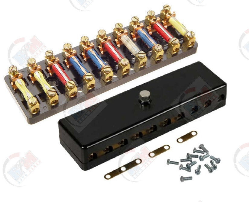 Fuse Box with +10 Fuses 3Y-3B-3R-1W fits 1975-1989 Porsche 911 930 ...