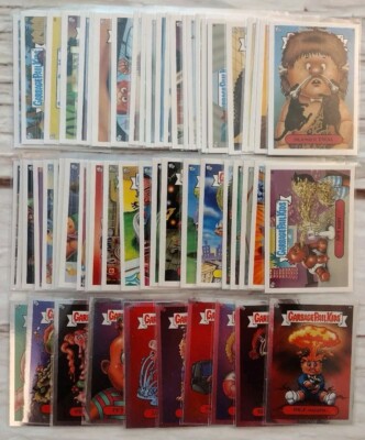 Rare Complete Base & Foil Set of Swedish /Sweden Garbage Pail Kids GPK ...