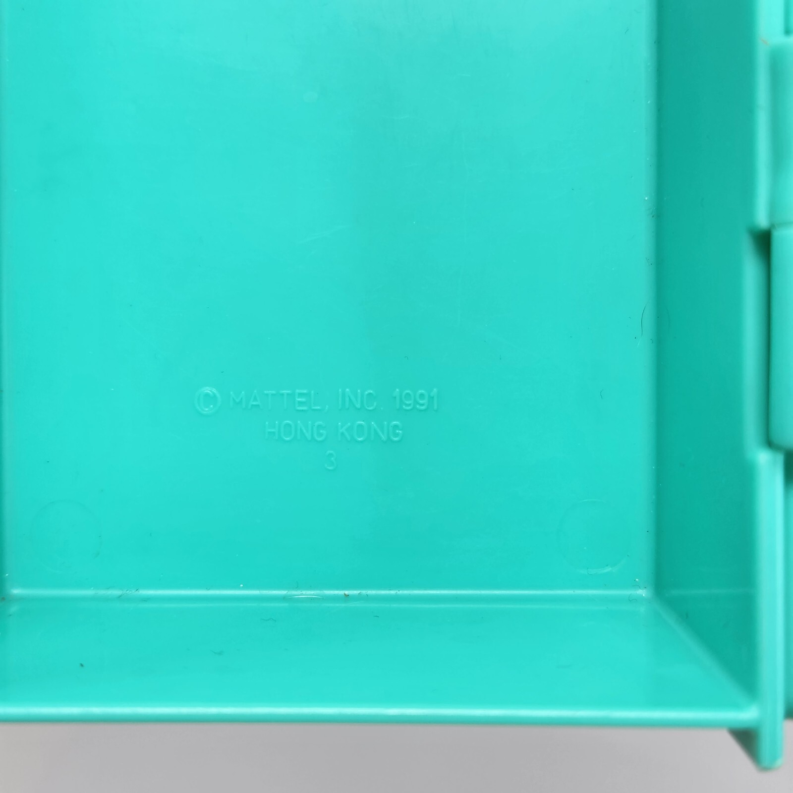 VINTAGE 1991 MATTEL ARCO BARBIE TEAL PLASTIC SCHOOL LOCKER REPLACEMENT ...