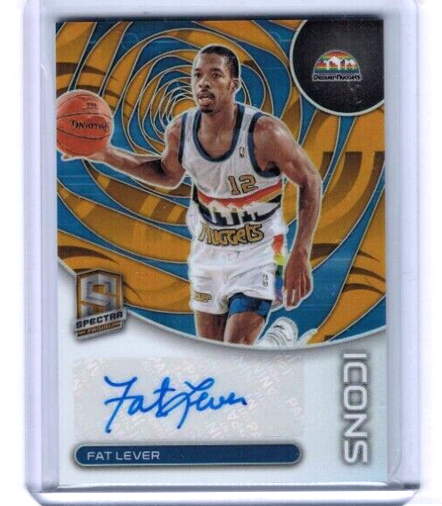 2022-23 Panini Spectra Fat Lever Icons Gold Auto #'ed 04/10 | eBay