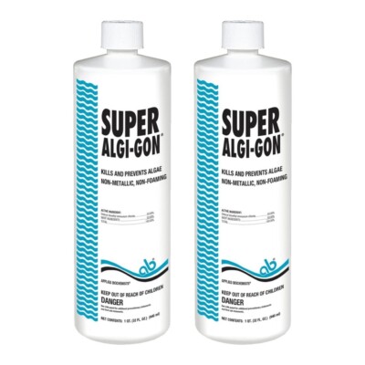40714A Super Algi-Gon Swimming Pool Algaecide & Deposit Control, 32 oz ...