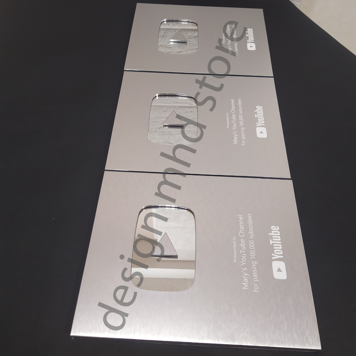 Youtube Play Button Plaque Custom Award Trophy Medal Plaque Coolest