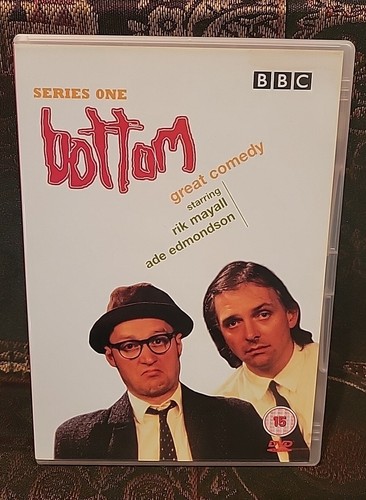 Bottom Season 1 DVD Rik Mayall + Adrian Edmondson BBC TV Comedy Series ...
