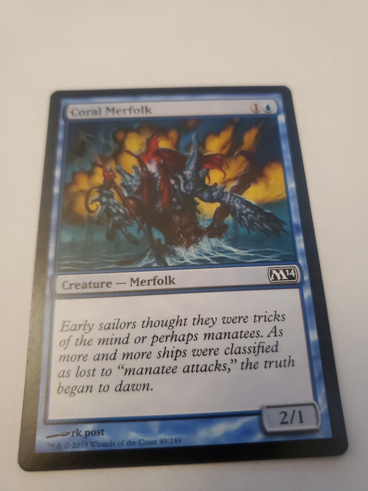 MTG Coral Merfolk Magic 2014 49/249 Regular Common for sale online | eBay