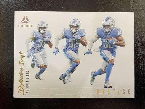 2022 Panini Luminance #VST-DSW D’Andre Swift Vestige Insert Card Gold ...