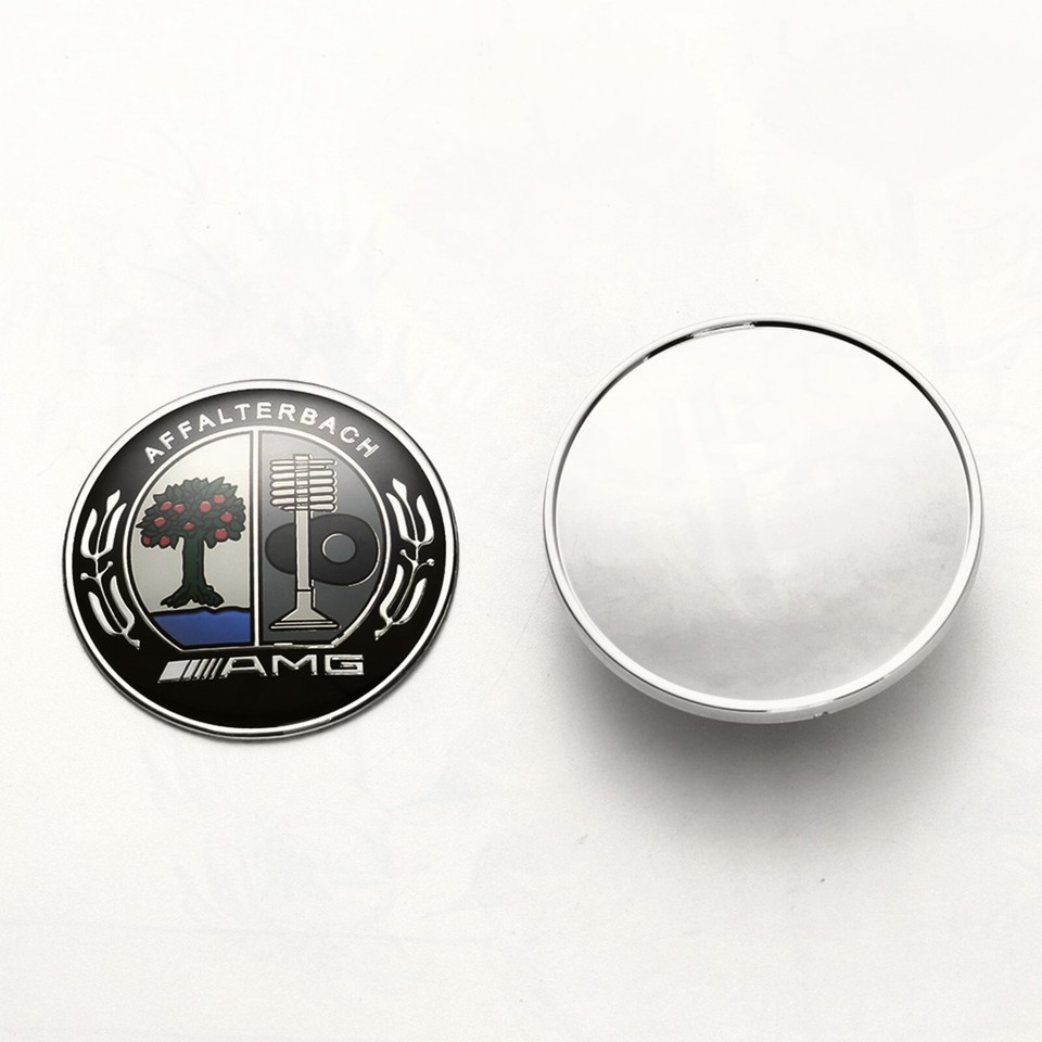 Front Hood Black Chrome Apple Tree Flat Paste Badge For AFFALTERBACH ...