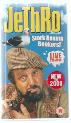 Jethro - Stark Raving Bonkers (VHS, 2003) Live Stand Up ~ VHS Comedy ...