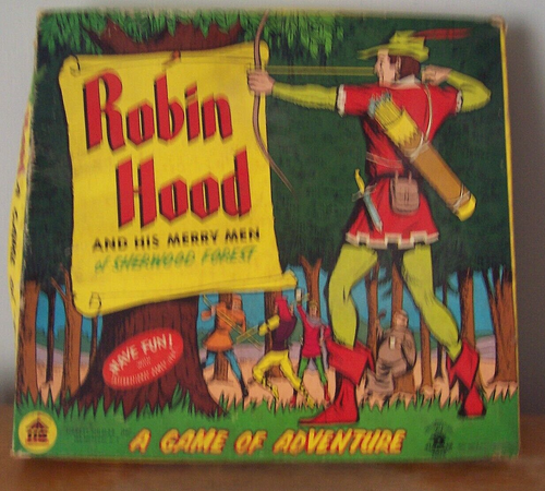 1956 ROBIN HOOD & HIS MERRY MEN OF SHERWOOD FOREST BOARD GAME | eBay