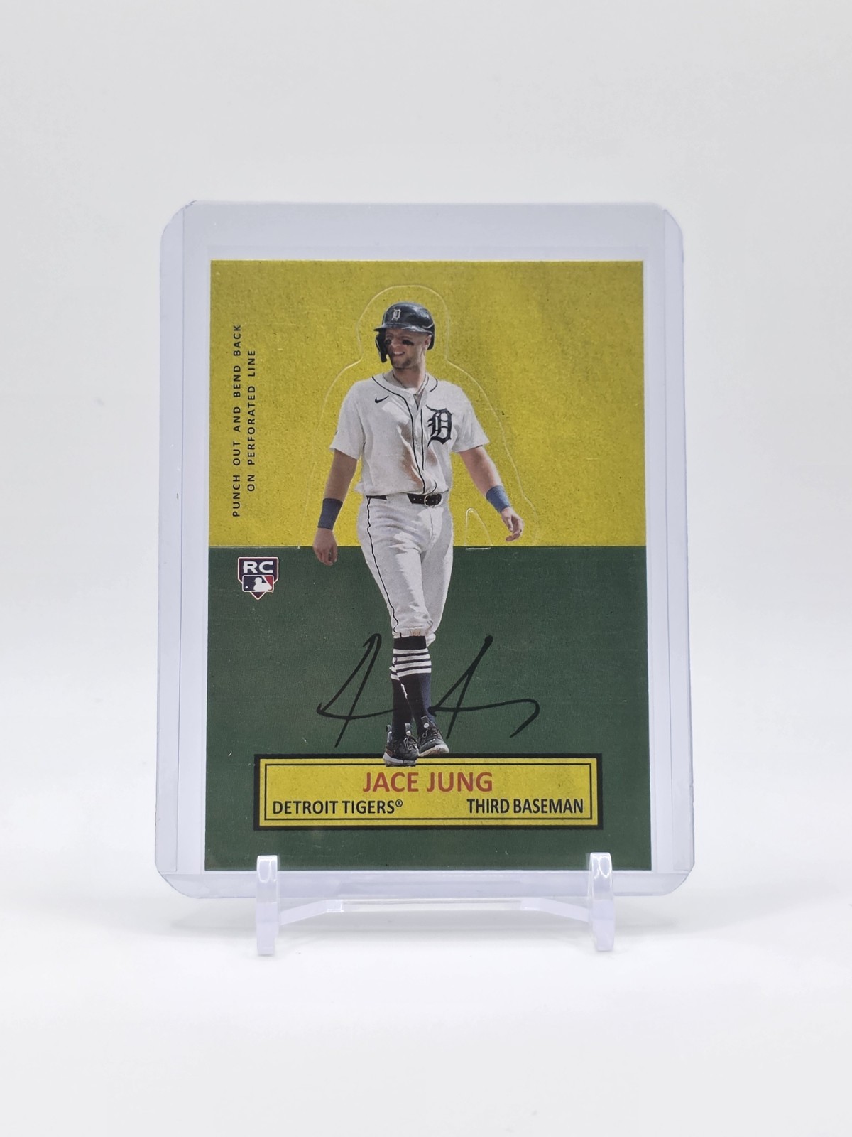 2025 Topps Archive Jace Jung Stand Up Punch Out Insert | eBay