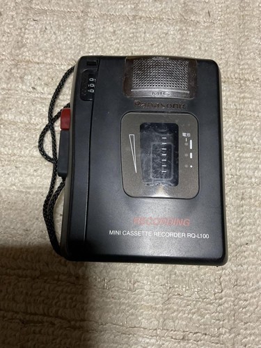 D7 Panasonic imperfect Mini Cassette Recorder RQ 100 K Instructions ...