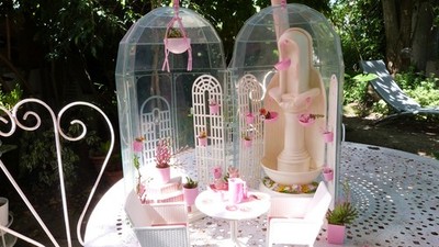 Jardin d'hiver fontaine Winter Garden Barbie vintage 1987 | eBay