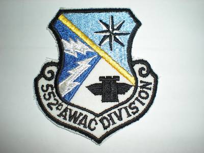 US AIR FORCE 552ND AWAC DIVISION PATCH -COLOR | eBay