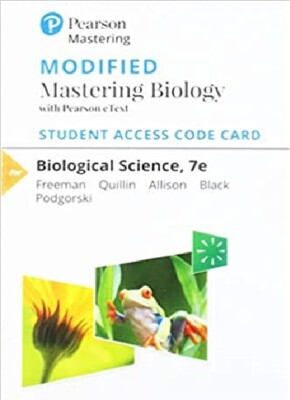 Modified Mastering Biology Pearson EText Access Card Biological Science ...