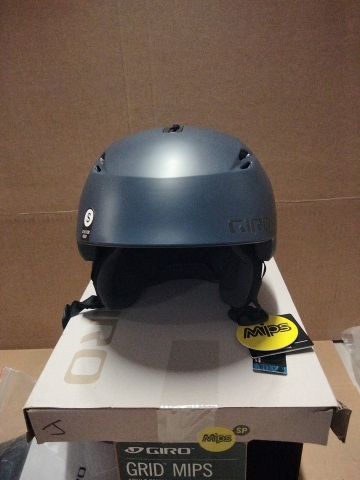Giro Grid Mips Spherical Snow Helmet Adult Small Matte Midnight | eBay