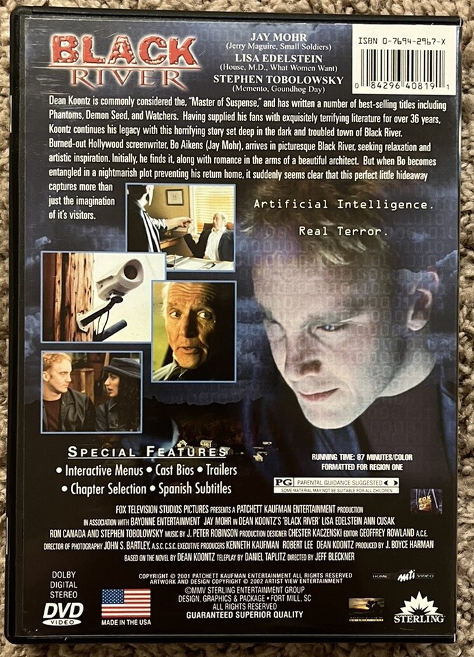 Dean Koontz's Black River (DVD, 2006) Jay Mohr, Lisa Edelstein | eBay