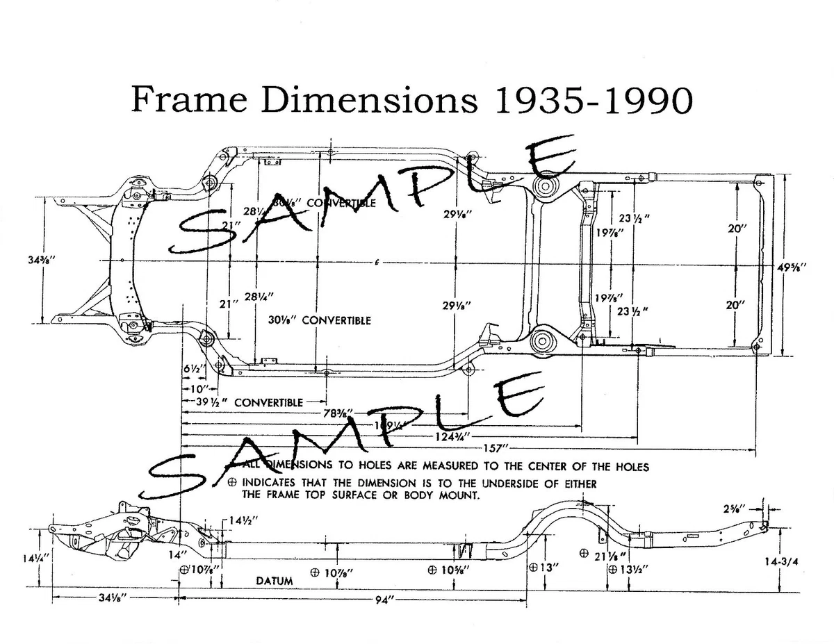1956 Chevy Truck Frame Specs