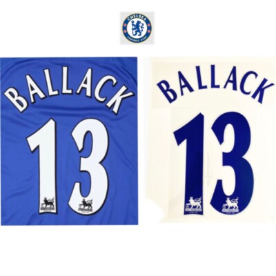 Chelsea BALLACK #13 EPL Flock Name print and number 2006/07 CHOOSE ONE ...