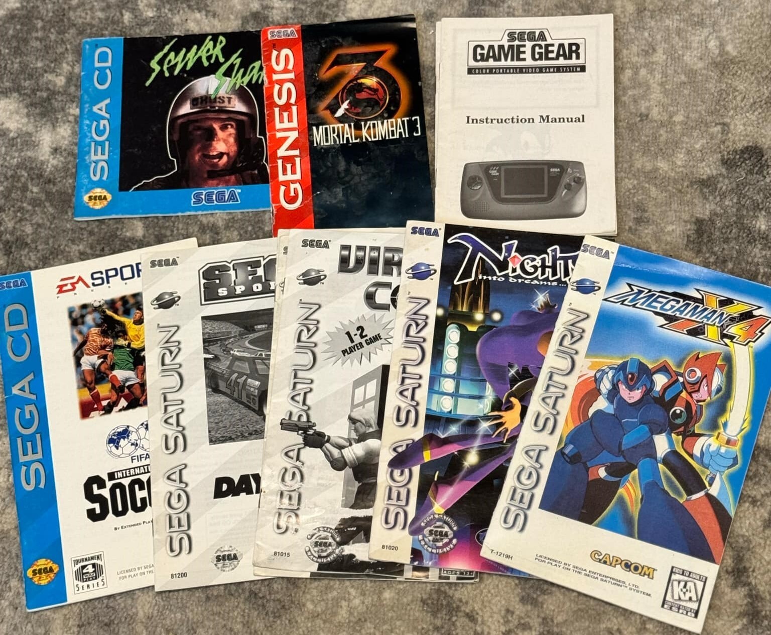 SEGA Consoles Video Game Manuals (CHOOSE YOUR MANUAL) DISCOUNTS!! | eBay