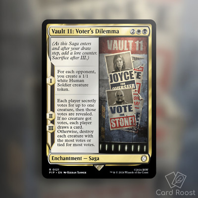 MTG Magic Vault 11: Voter's Dilemma 0121 Universes Beyond: Fallout PIP ...
