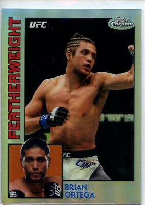2019 Topps UFC Chrome MMA 1984 Topps Refractor #84T-BO Brian Ortega | eBay