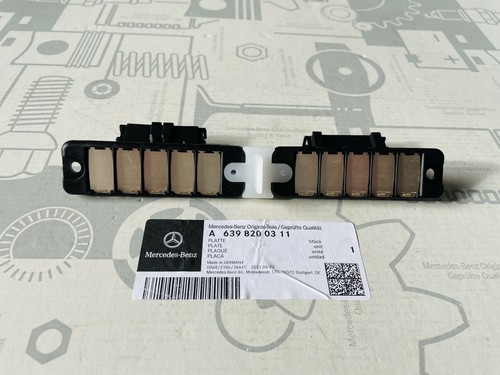/1208/ Original Mercedes-Benz Seitenladetür Kontakt Platte W639 VITO ...