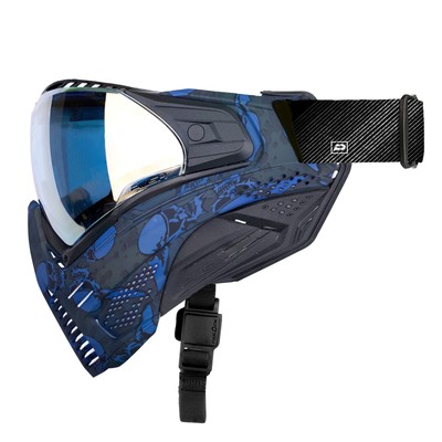 Push Unite Paintball Mask Protective Gear Goggle Sandana Blue NEW | eBay