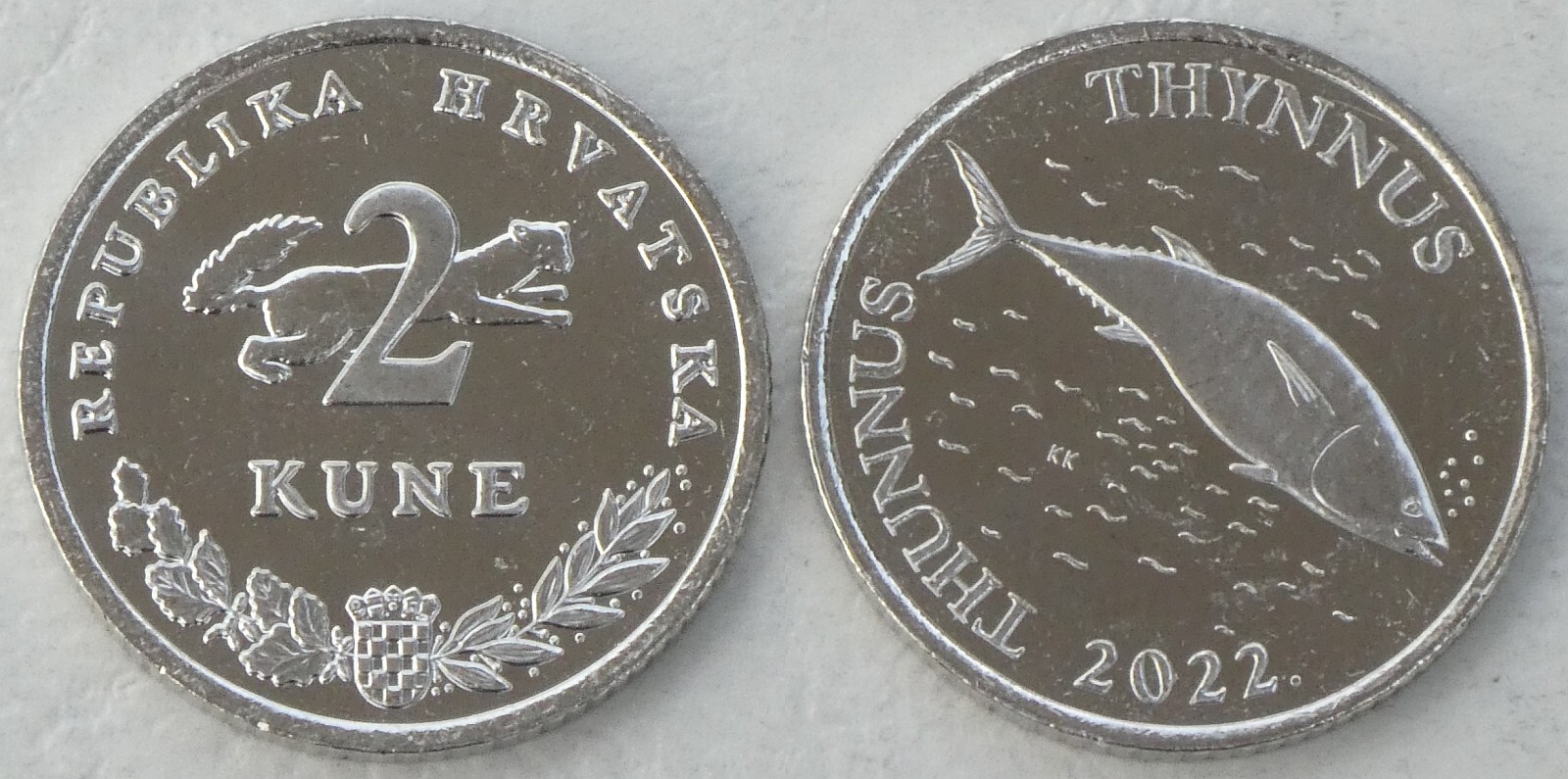 Croatia 2 Kuna Commemorative Coin 2022 Tuna KM# 21 Uncirculated | eBay ...