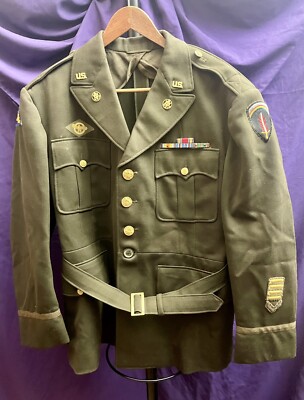 Vintage WW2 US 7th Army Europe Officer’s Jacket Code No. 720 Dated Dec ...