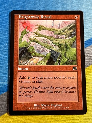 Magic the Gathering MTG Onslaught BRIGHTSTONE RITUAL | eBay
