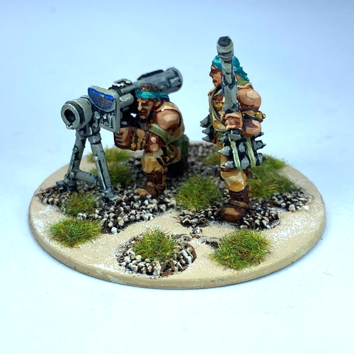 Imperial Guard Catachan Rocket Launcher Team - Painted - Warhammer 40K ...
