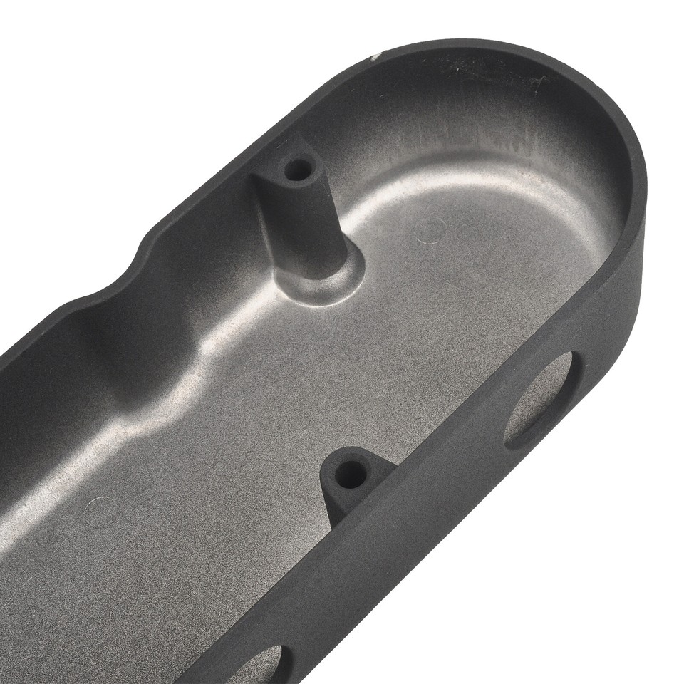 2pc Aluminum Valve Cover for Chevy LS Engines Finned Vintage Hidden ...