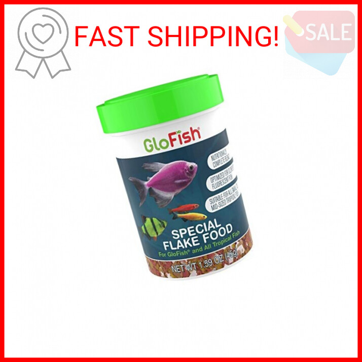 GloFish Special Flake Dry Fish Food for Brightness, 1.6 oz - 77003 | eBay