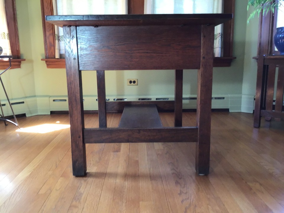 Gustav Stickley Original Finish Mission Arts & Crafts Desk Library ...