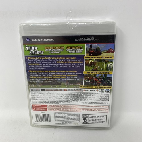 PS3 Farming Simulator (Sony PlayStation 3, 2013) New/Sealed! *READ ...