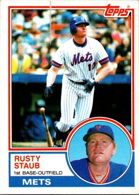 1983 Topps #740 Rusty Staub | eBay