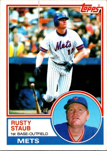 1983 Topps #740 Rusty Staub | eBay