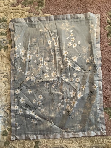 1 Charisma Comforter 2 Shams QUEEN Blue White Floral 100% Cotton | eBay