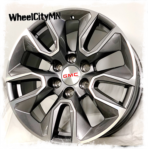 20" gunmetal machine 2020 GMC Sierra Denali OE Chevy RST replica RD4 ...