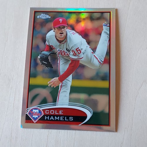 2012 Topps Chrome Baseball Card Cole Hamels #36 | eBay