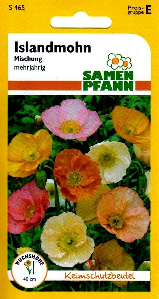 Islandmohn Mischung in Pastelltönen - reichblühende Staude Mohn Samen ...