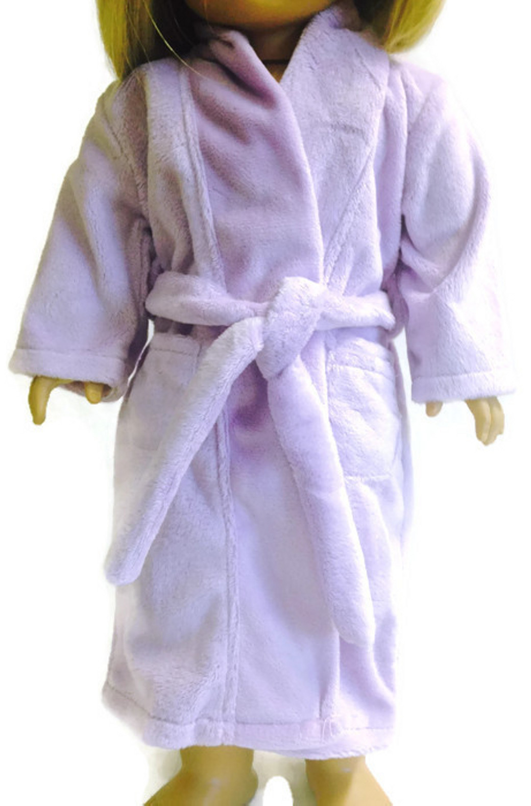 Soft Lavender Robe Sleepwear Clothes for 18 inch Girl Dolls | eBay