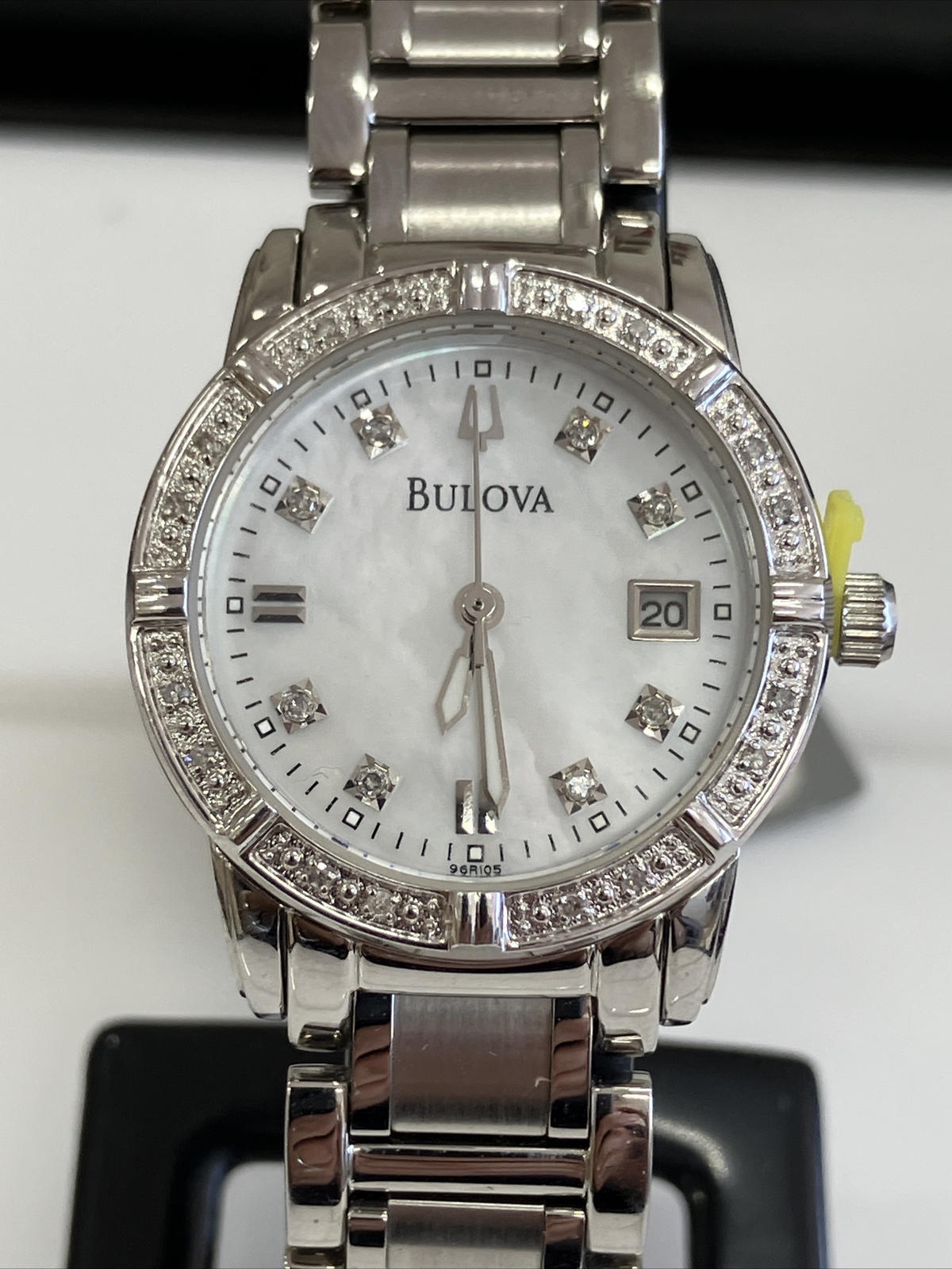 Bulova White Mother of Pearl Women's Watch - 96R105 for sale online | eBay