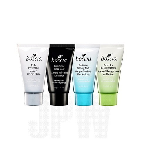 100% AUTHENTIC Boscia Face Mask Black Blue White Detoxify Gel Cleanser ...