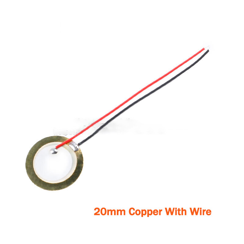 12mm-50mm Piezo Element buzzer Sounder Sensor Trigger Drum Disc Disk ...