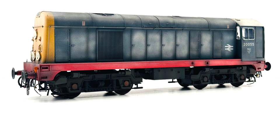 HELJAN O GAUGE - CLASS 20 DIESEL 20055 BR BLUE RED SOLEBAR (PRO ...