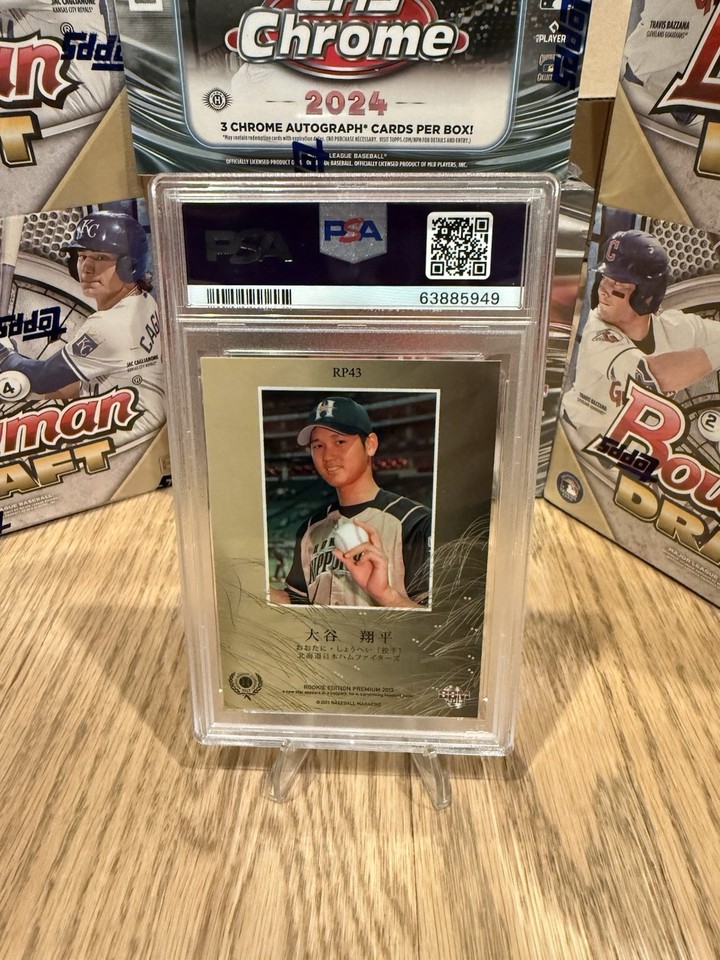 Shohei Ohtani Rookie Edition Premium Card 2013 BBM RC #RP43 PSA 10 | eBay